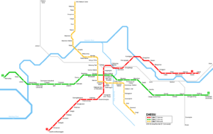 Metro Daegu-map - ibreak2travel (หนีงานไปเที่ยว)