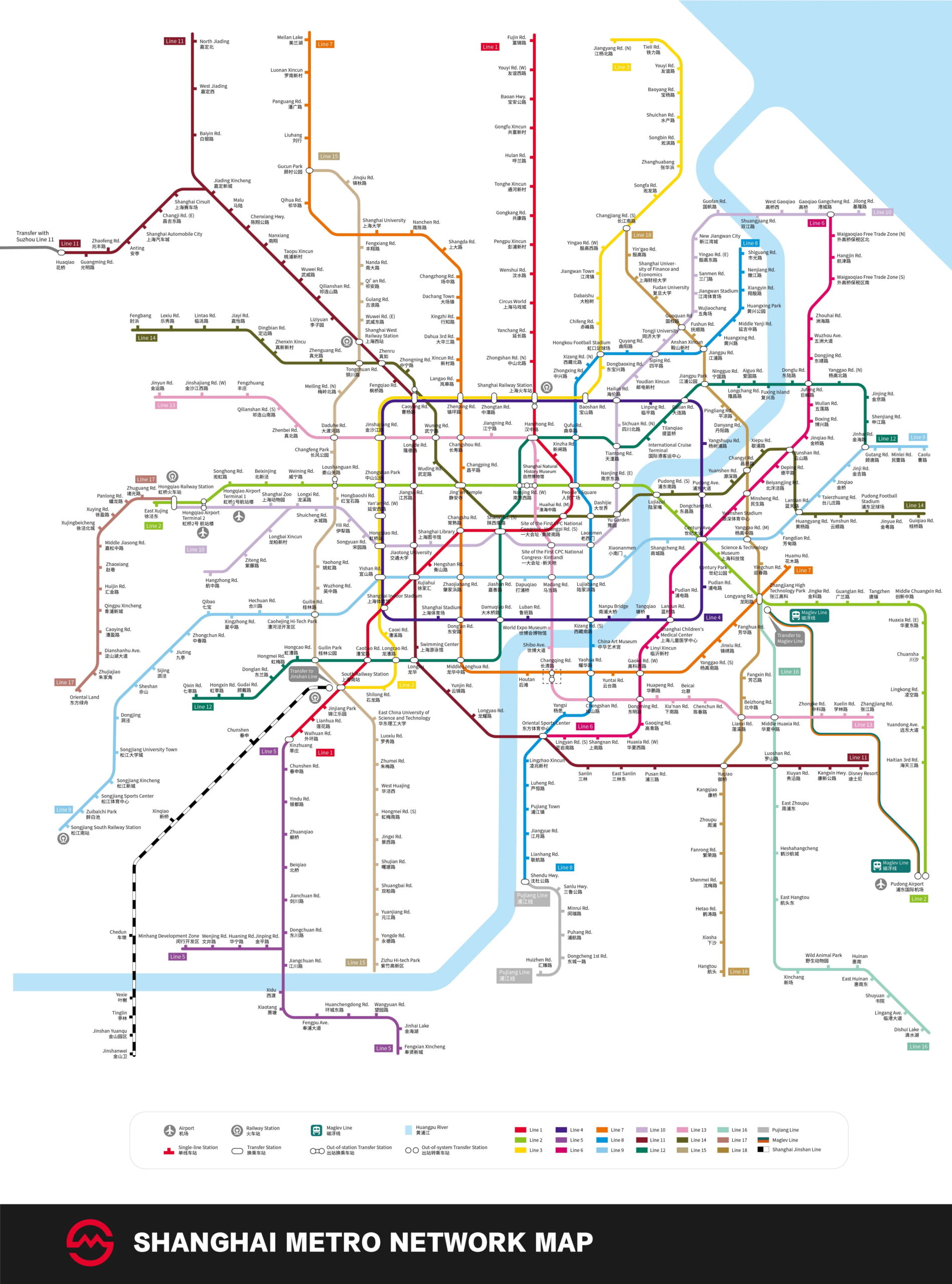 Shanghai-subway-map - ibreak2travel (หนีงานไปเที่ยว)